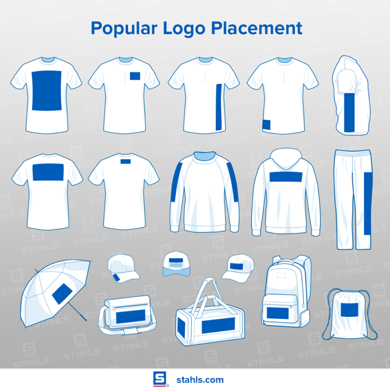 Heat Printing Left Chest Logos