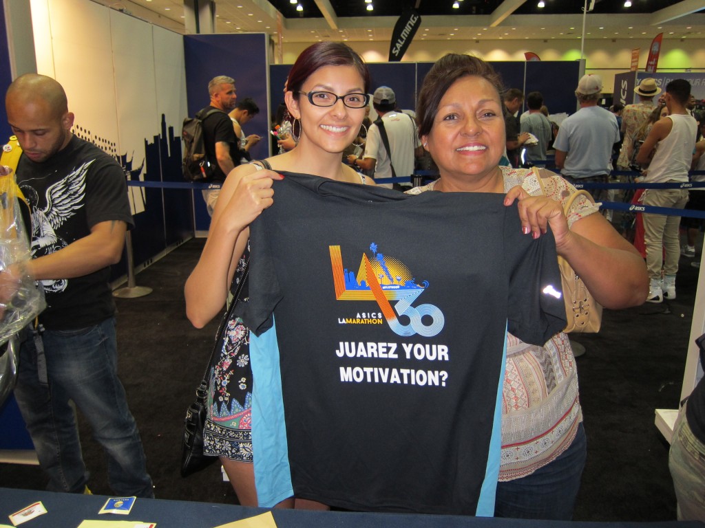 Heat Printing at the ASICS L.A. Marathon